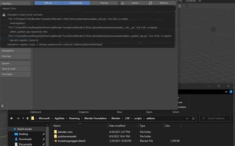 Error On Install Issue Poly Haven Polyhavenassets GitHub