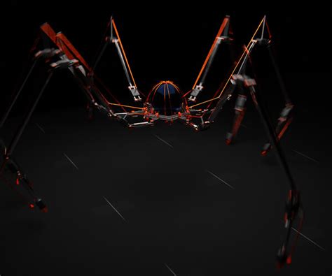 Artstation Sci Fi Spider Robot 3d Model Blender Game Assets