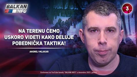 Intervju Andrej Mlakar Na Terenu ćemo Uskoro Videti Kako Deluje Pobednička Taktika 24 12