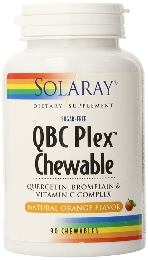 Solaray Qbc Plex Chewables Quercetin And Bromelain Plus Vitamin C
