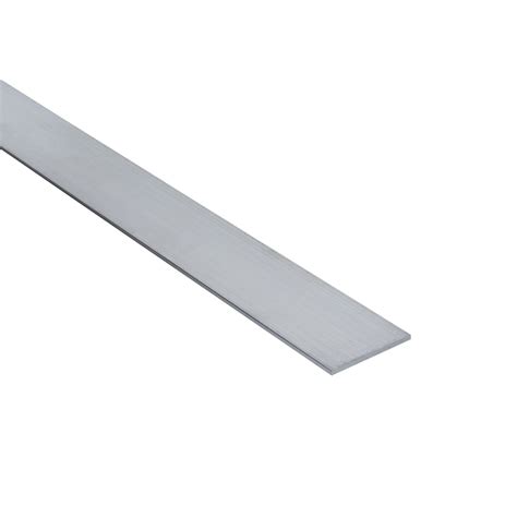 profilé plat aluminium naturel brut mat standers l 30 x ep 2 mm l 1 m