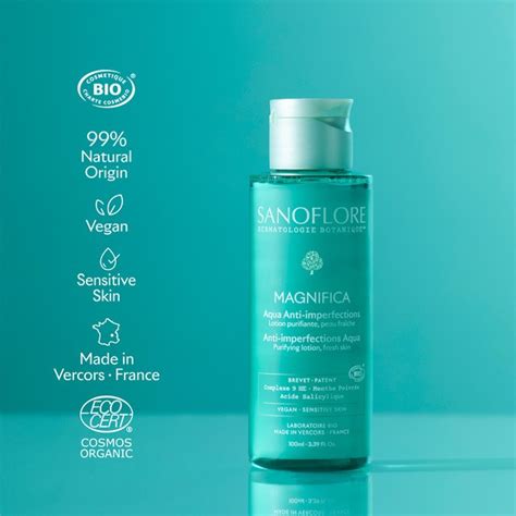 Sanoflore Magnifica Aqua Lotion Anti Imperfections Bio Soin Purifiant