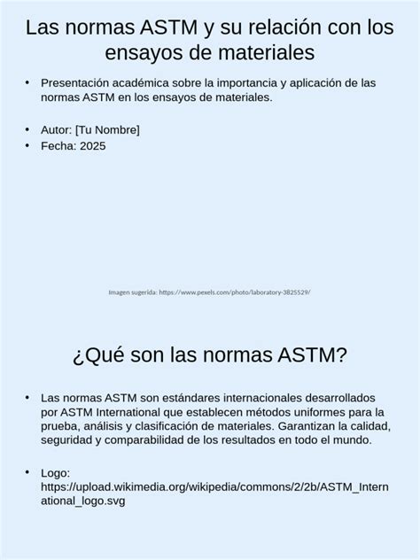 Normas Astm En Ensayos De Materiales Pdf