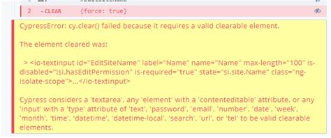 Type Error Is Inaccurately Stating What Can Be Typed Into · Issue 1650 · Cypress Iocypress