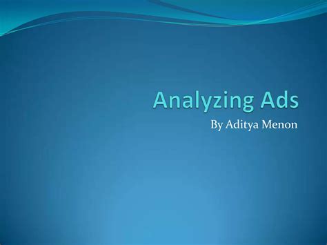 Analyzing Ads Pptx
