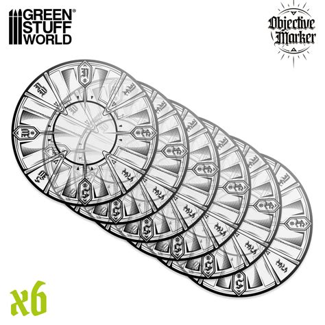 Kill Team Clear Objective Marker Compatible With Warhammer Kill Team Gsw