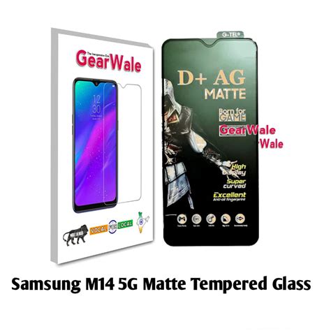 Samsung Galaxy M14 Matte Tempered Glass For Gamers