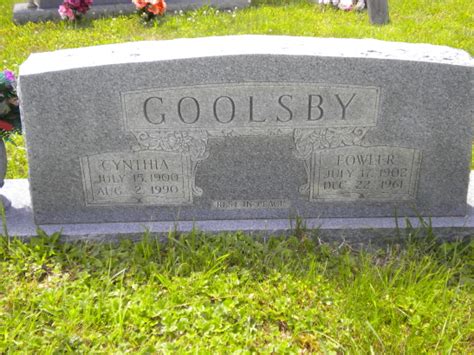 William Fowler Goolsby 1902 1961 Find A Grave Memorial