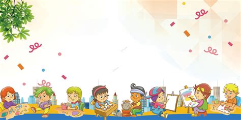 Kindergarten Background Vector At Collection Of Kindergarten Background Vector