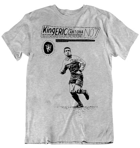Eric Cantona T Shirt France Manchester United Etsy