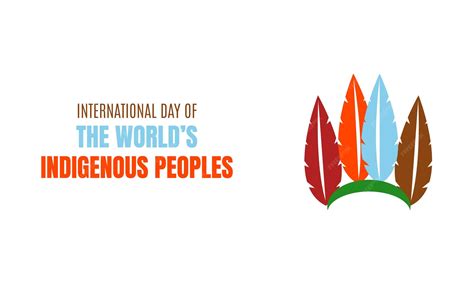 Modelo De Diseño Para El Día Internacional De Los Pueblos Indígenas Del