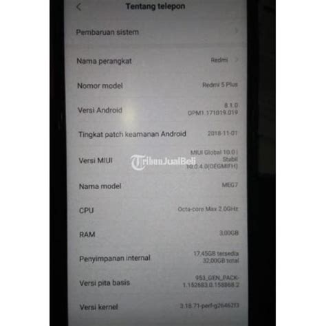 Hp Bekas Xiaomi Redmi Plus Ram Gb Fullset Bisa Nego Di Tabanan Tribunjualbeli Com