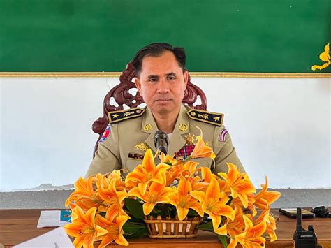 តំណាងលោកឧត្តមសេនីយ៍ទោ ខូវ លី ស្នងការនគរបាលខេត្ត ចុះត្រួតពិនិត្យគាំទ្រ និងជំរុញពង្រឹងប្រសិទ្ធភាព