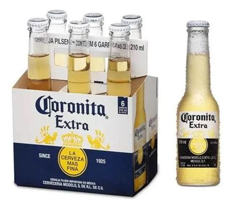 Cerveja Coronita Extra Long Neck 210ml 6 Garrafas Mercadolivre