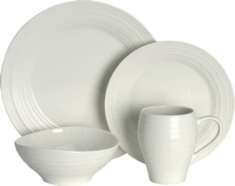 Mikasa Antique White 40 Piece Dinnerware Set Service For