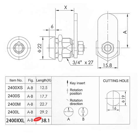 Tubular Cam Lock