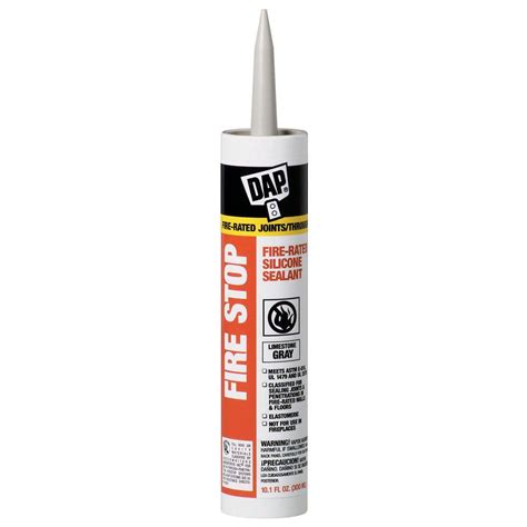 Dap Fire Stop 101 Oz Fire Rated Silicone Sealant 12 Pack 7079818806