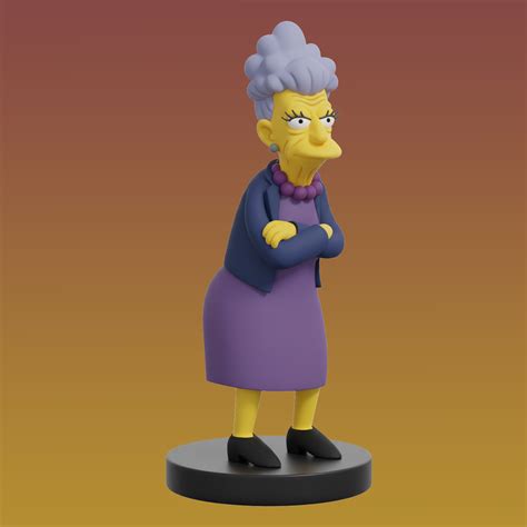 💯 Agnes Skinner The Simpsons 3d Figure Infinitydisney Style 100