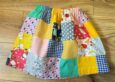 How To Sew A Cheerful Patchwork Skirt For Girls I Can Sew This