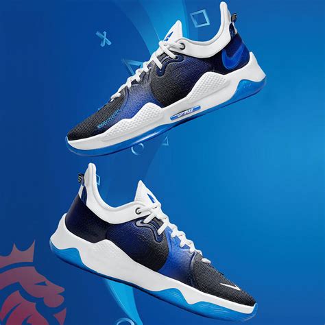First Look Nike Pg 5 Playstation 5 Blue Colorway Yankeekicks