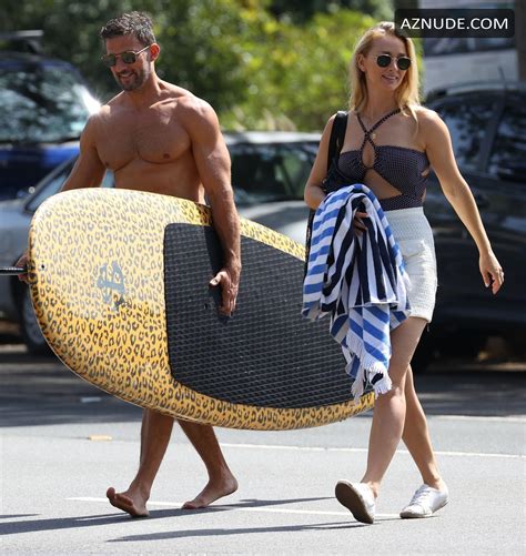 Tim Robards And Anna Heinrich Were Pictured At The Beach On A Day When
