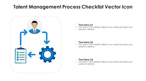 Talent Management Process Checklist Vector Icon Ppt Icon Design Inspiration