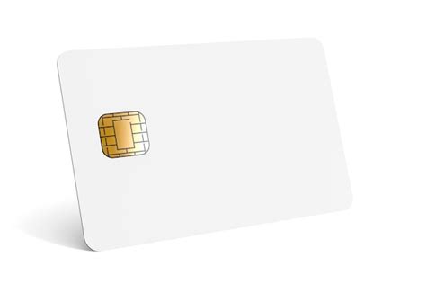 Premium Photo Blank Chip Card