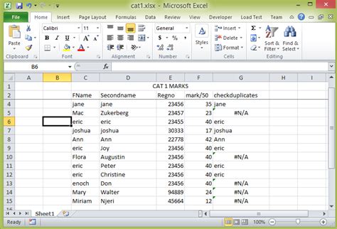 Generate Unique Sequential Numbers In Excel Easy Steps
