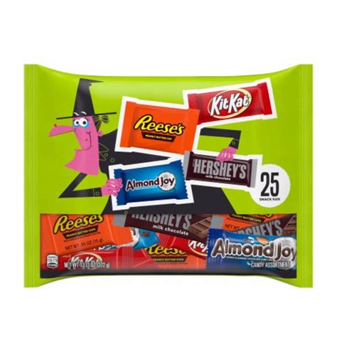 Hershey Assorted Flavored Snack Size Halloween Candy Bag 1313 Oz