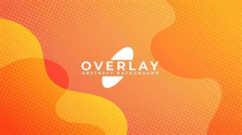 Orange Overlay Modern Background With Halftone Pattern 24066789 Vector