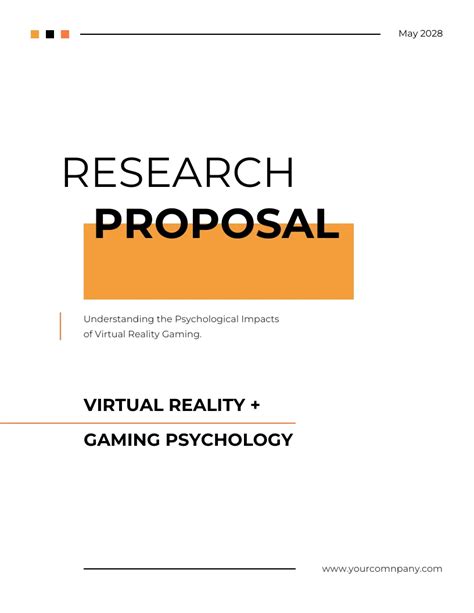 Research Proposal Cover Page