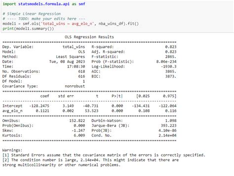 Solved Simple Linear Regression Predicting The Total Number