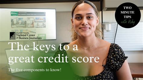 The Keys To A Great Credit Score Two Minute Tips With Ruby Youtube
