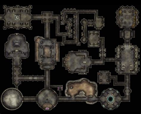Free Mega Dungeon Battlemap By Tom Cartos Dnd Ancient Tomb Map