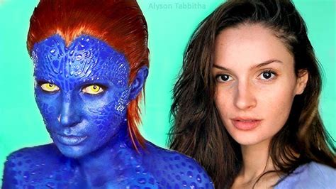 Mystique X Men Makeup Transformation Jennifer Lawrence Mugeek Vidalondon