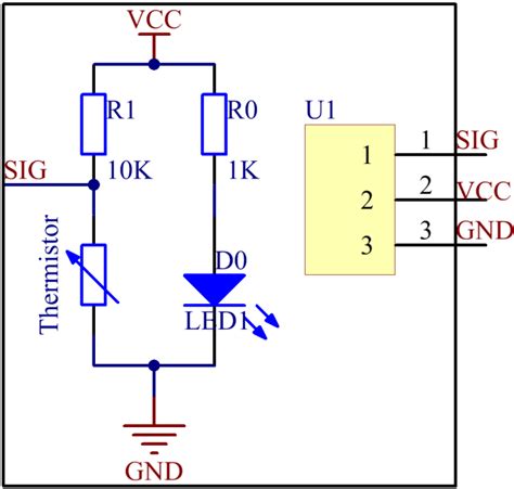 Lesson Temperature Detection By Thermistor Sunfounder Sensor Kit V For Arduino Documentation