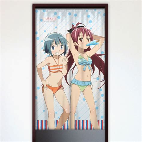 Puella Magi Madoka Magica The Movie Rebellion Noren Sayaka And Kyoko