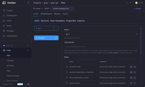 Golang Support Onedev Documentation