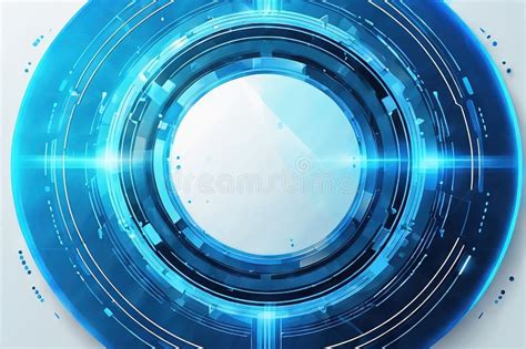 premium abstract conceptual hud and circuit board space futuristic ai generated stock