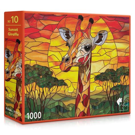 ⭐️ Sale ⭐️ Final Piece Puzzles No 10 Sunset Giraffe Curious And Calm