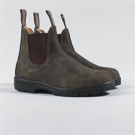 Blundstone 585 Chelsea Boots Rustic Brown Leather