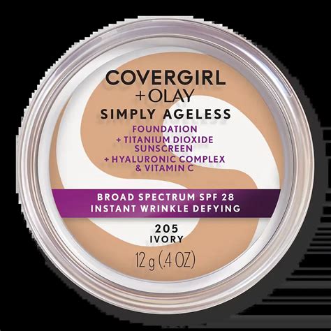 Covergirl Simply Ageless Instant Wrinkle Defying Foundation Spf 28