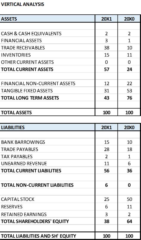 Solved Section 3 Vertical Analysis On The Balance Sheet 13