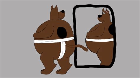 Sumo Scooby Looking At Mirror By Erodrigu259 On Deviantart