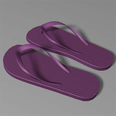 비치 플립 플롭 3d 모델 19 3ds Fbx Lwo Max Obj Free3d