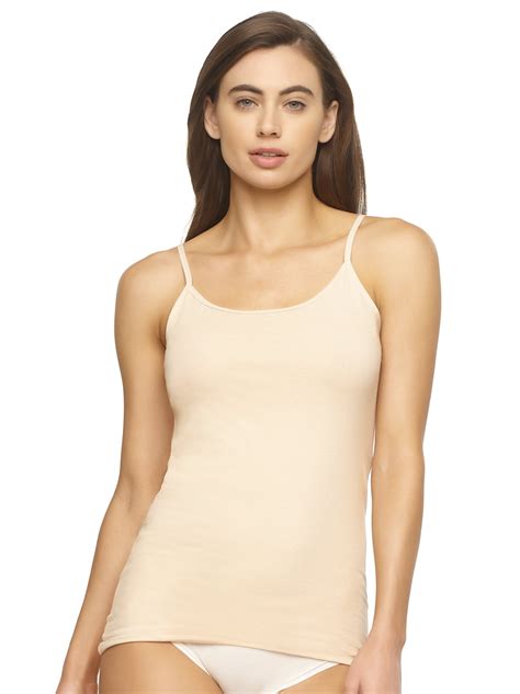 Womens Jezebel Cotton Camisole 830121 Color Wheat Size Medium