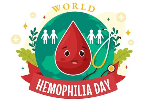 Premium Vector World Hemophilia Day Vector Illustration On April 17
