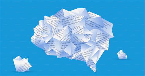 종이로 만든 뇌 창의성 미디어 글쓰기 개념 벡터 일러스트 레이 션입니다 벡터 Unsplash의 뇌 이미지