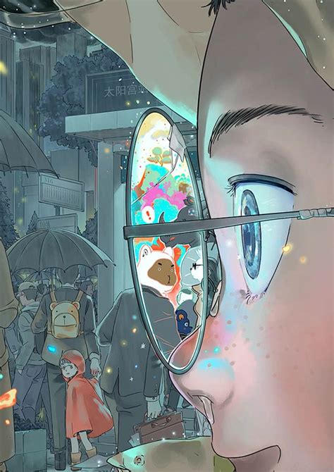 其实我们高度近视的孩子看到的世界都是这样的 By 麦伢 花瓣网