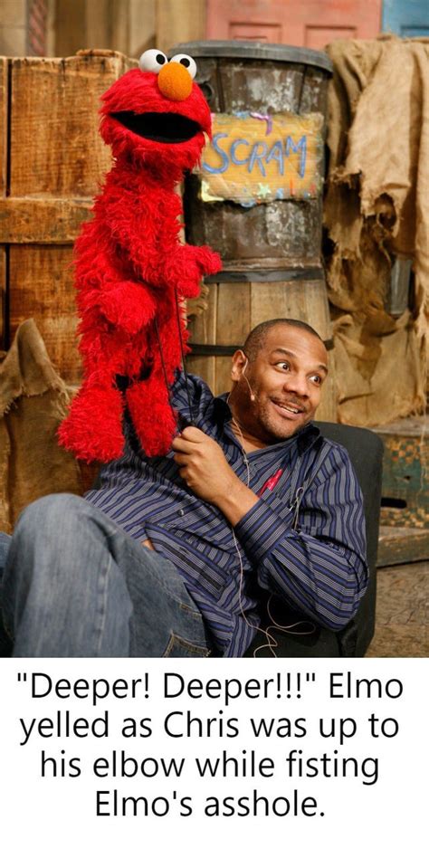 Elmo Shot Off All Over His Face A Few Seconds Later R Bertstrips